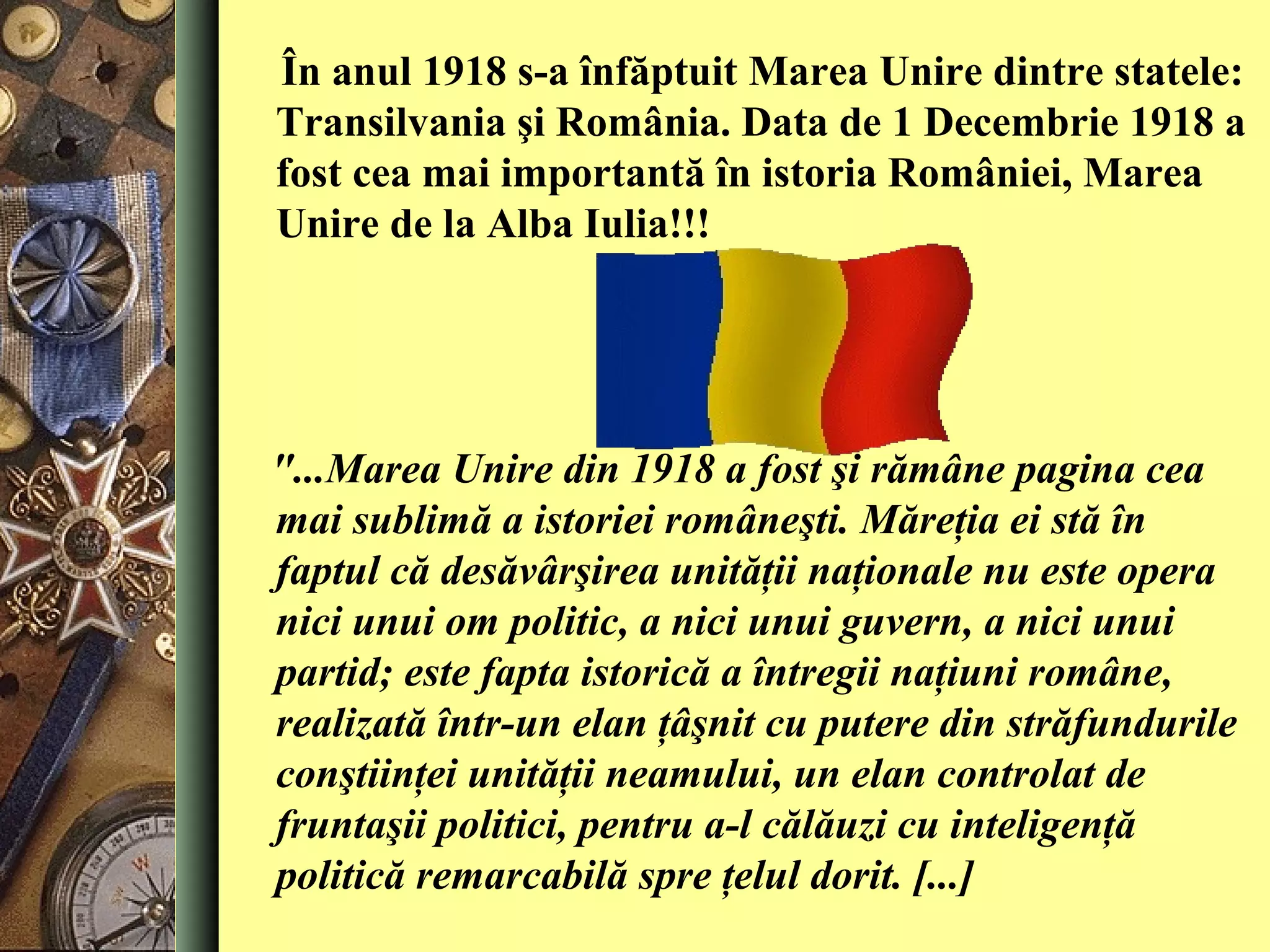 1 decembrie 1918 | PPT