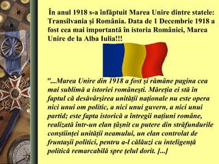 1 decembrie 1918 | PPT