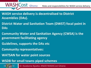 1 decision making in rwss delivery in ghana presentation | PDF