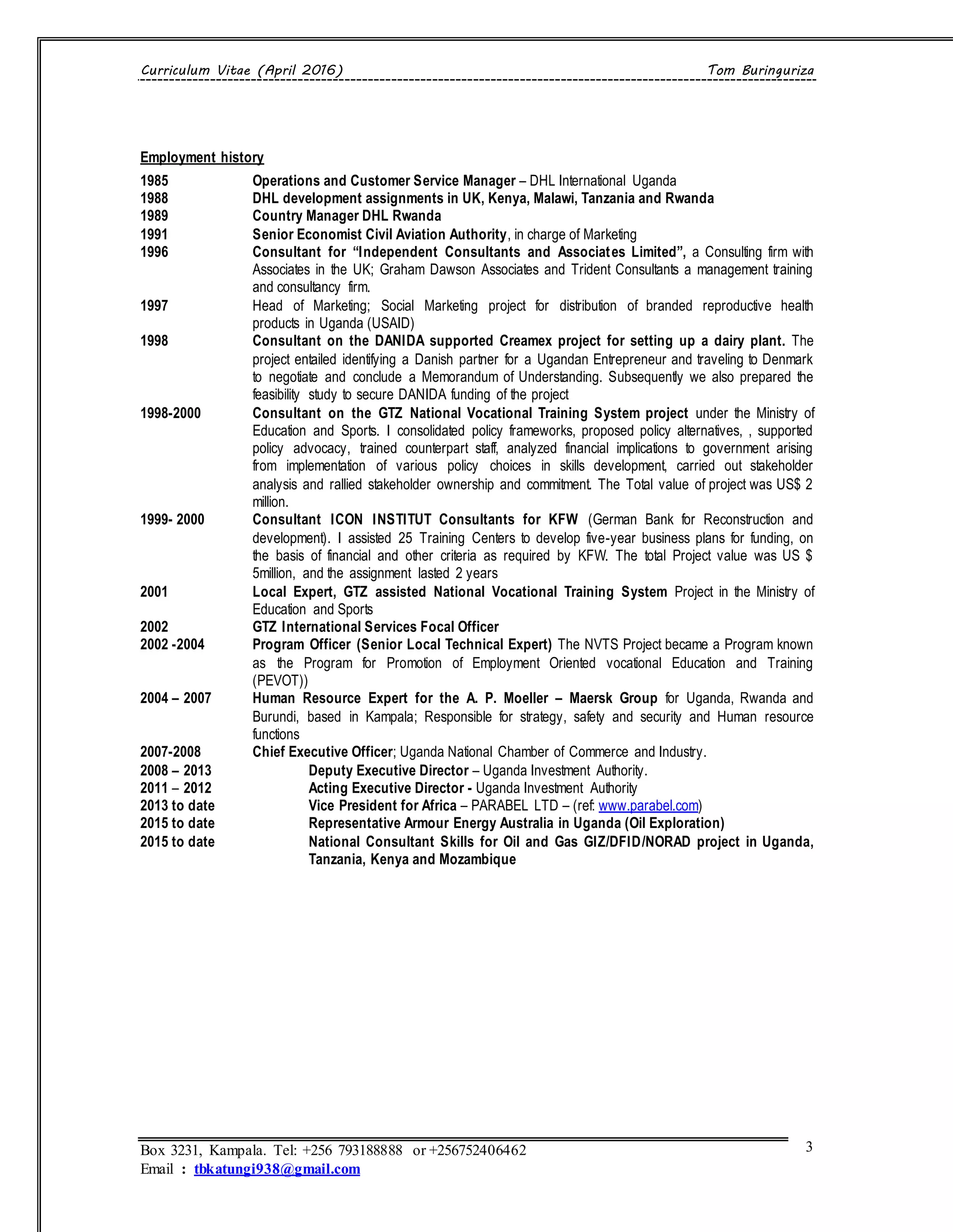 April 2016 Tom CV | DOCX