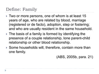 1 define family | PPTX