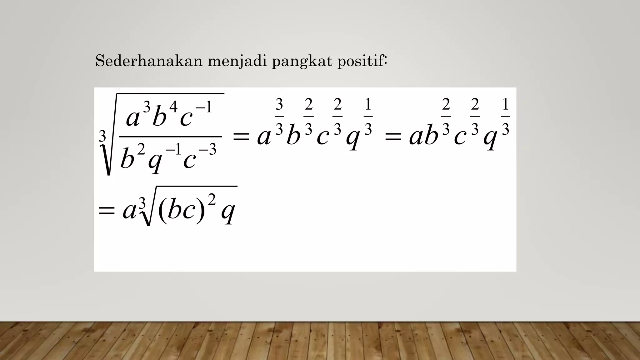Sifat-sifat eksponen | PPTX