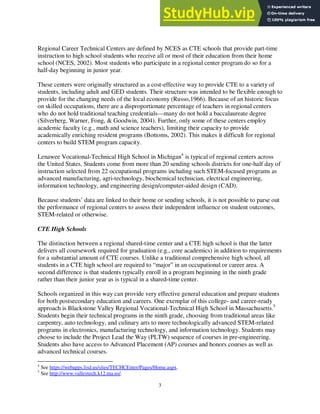 1 Delivering STEM Education Through Career And Technical Education ...