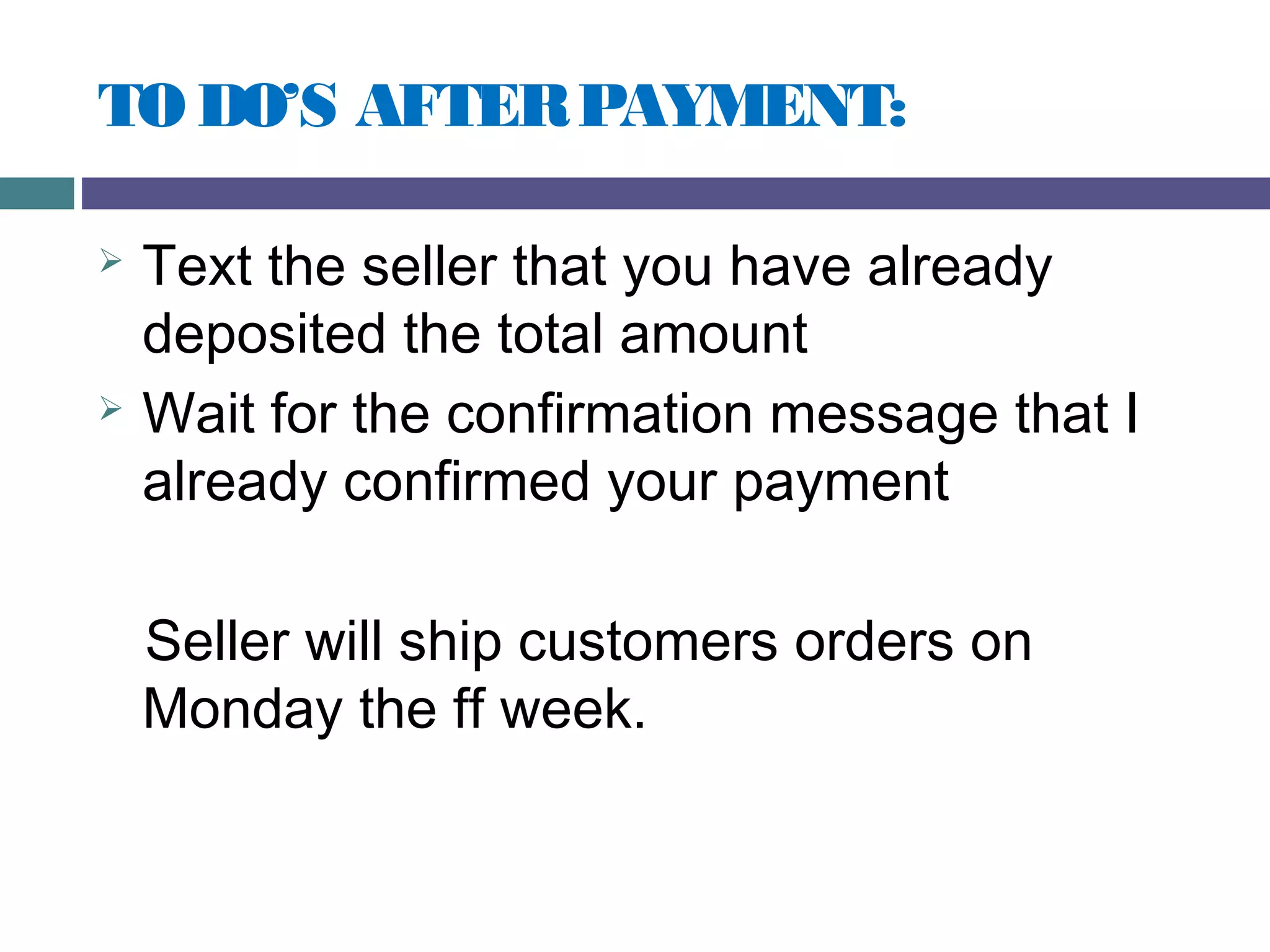 1 delivery of product | PPT