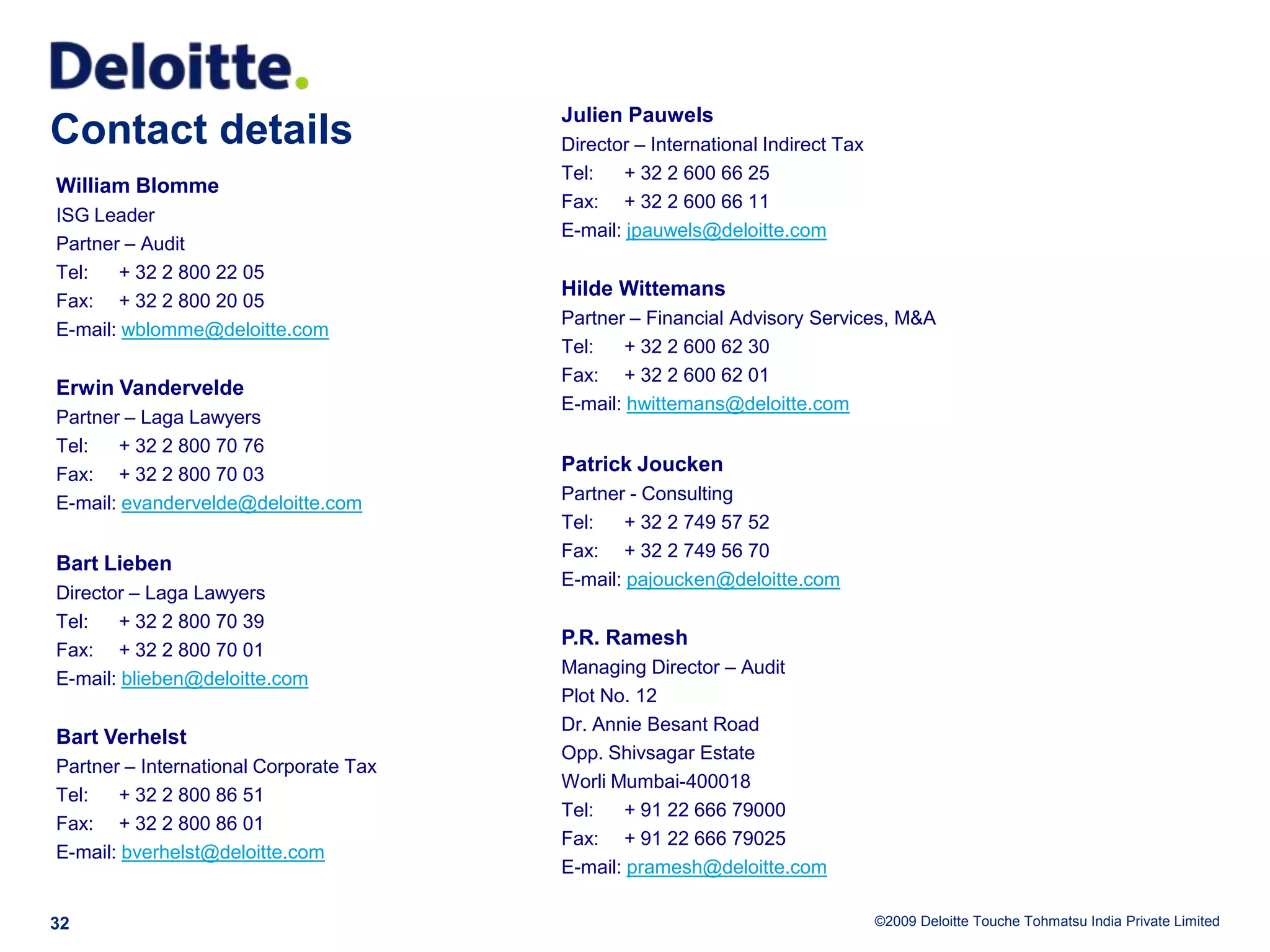 Demystifying The Indian Tiger P.R. Ramash Deloitte India | PPT