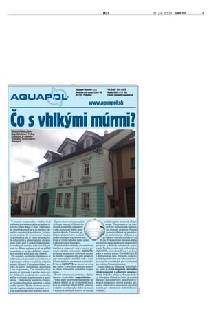 Aquapol - Čo s vlhkými múrmi | PDF