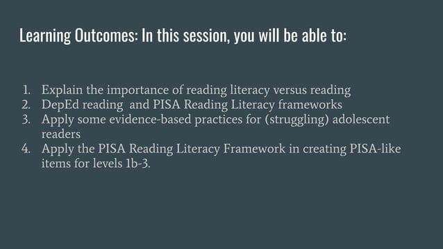 DepEd PISA PD Module 3 | PDF | Educational Assessment | Education