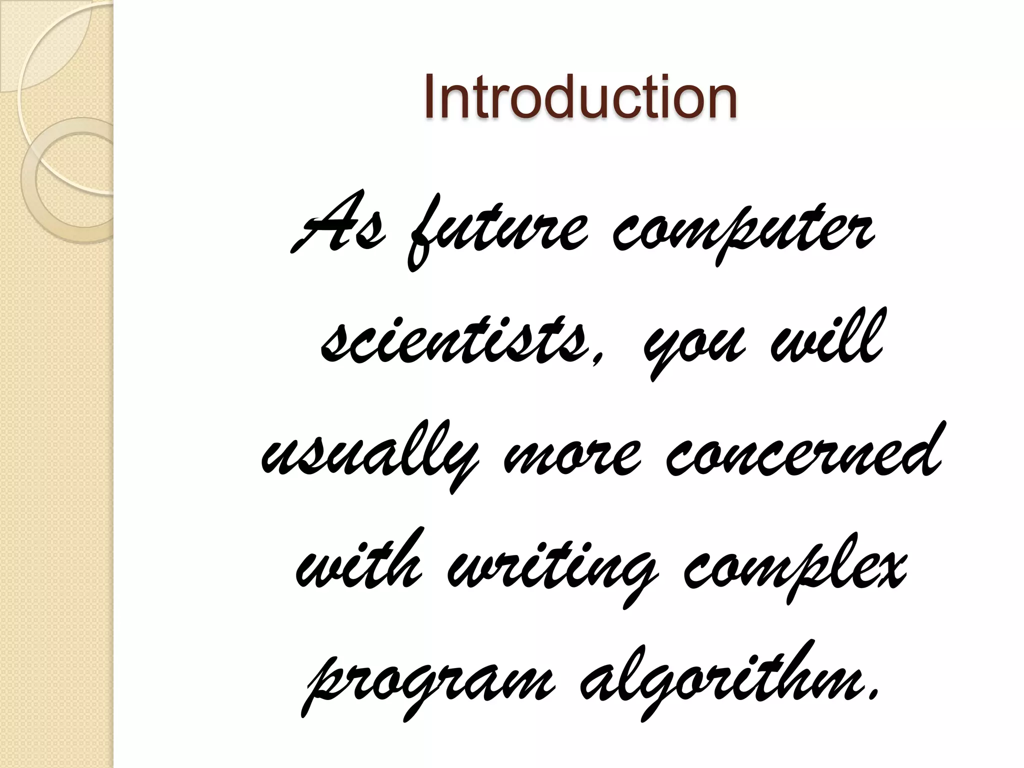 #1 designandanalysis of algo | PPTX