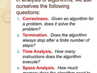 #1 designandanalysis of algo | PPTX