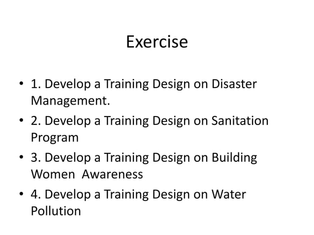 Designing Training Program.pptx27 | PPTX | Business | Business and Finance