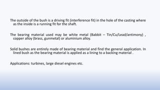 1 Design of bearings introduction | PPTX