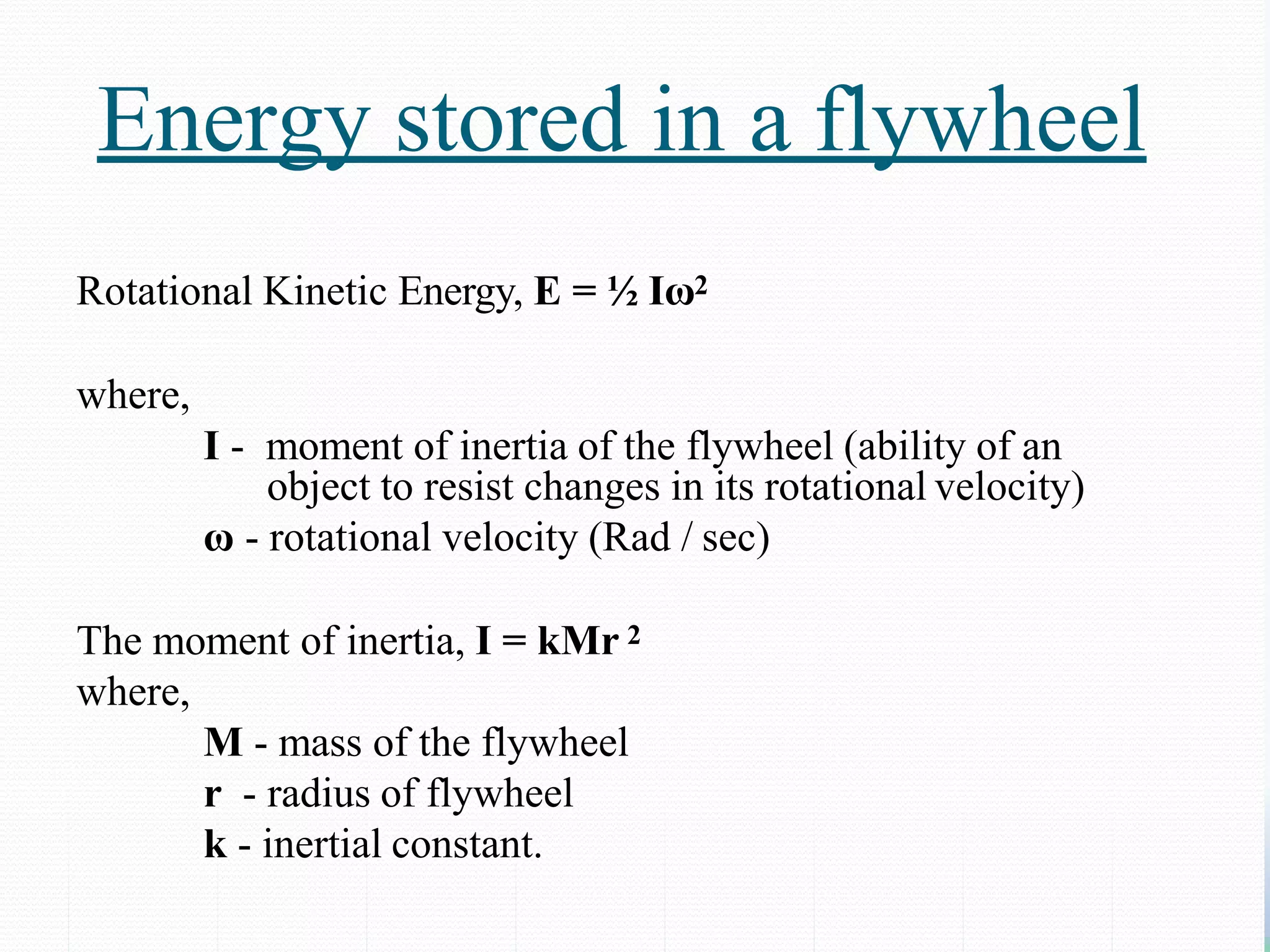 1 Design of flywheel | PPTX