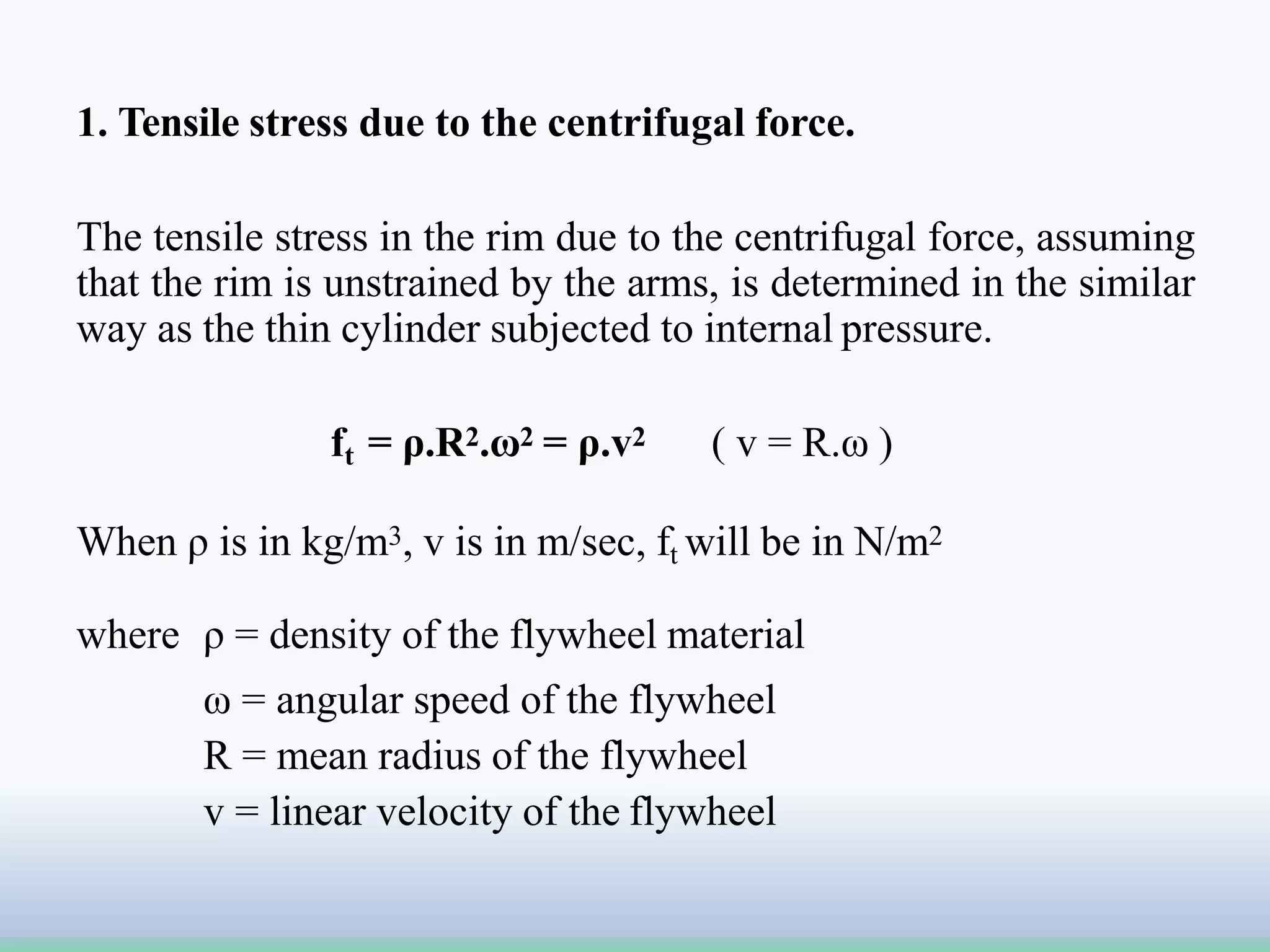1 Design of flywheel | PPTX