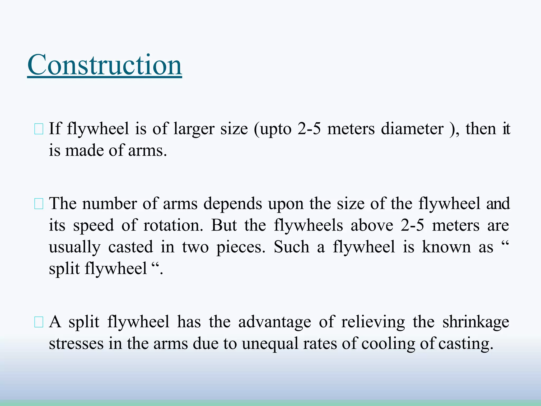 1 Design of flywheel | PPTX