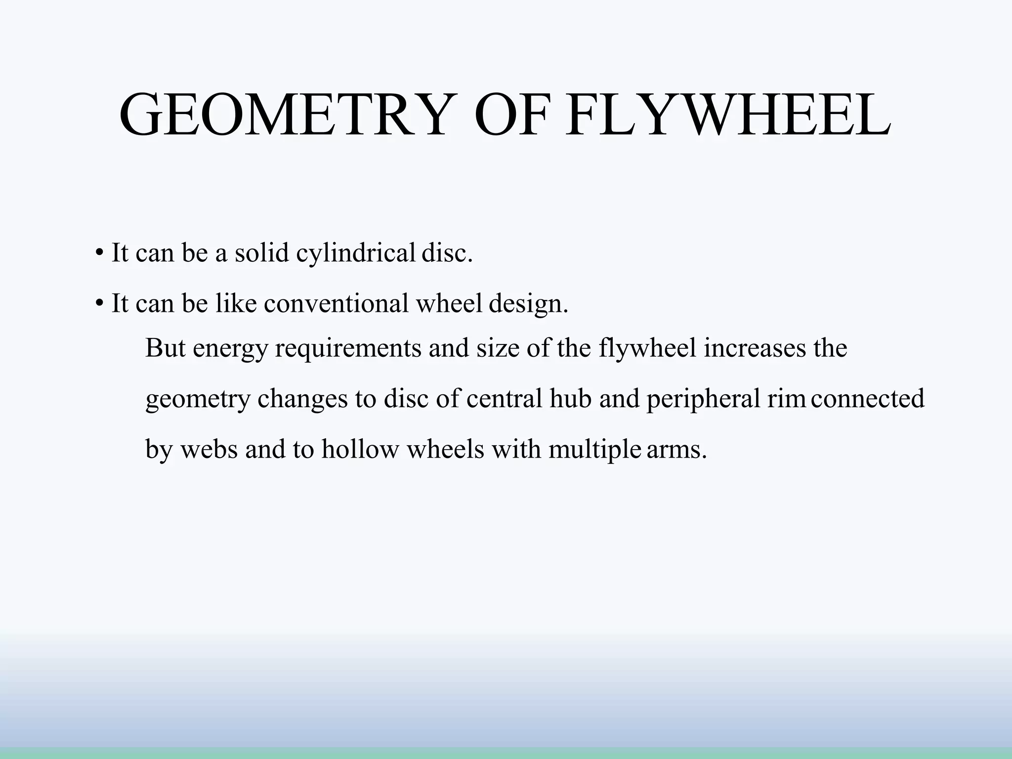 1 Design of flywheel | PPTX