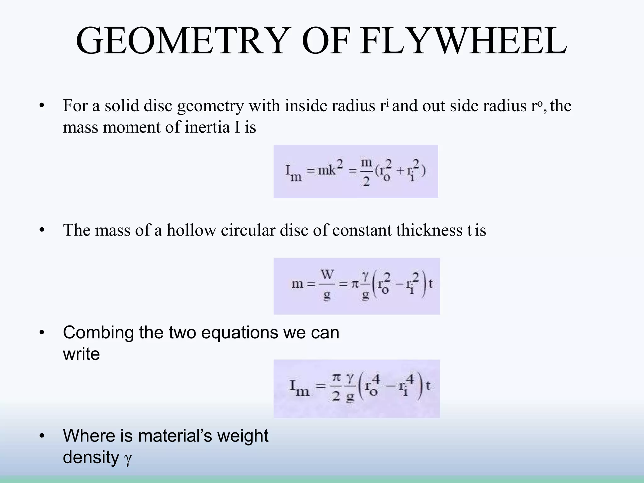 1 Design of flywheel | PPTX