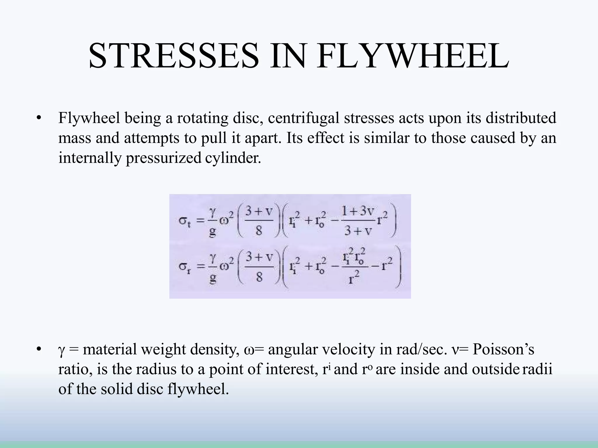 1 Design of flywheel | PPTX