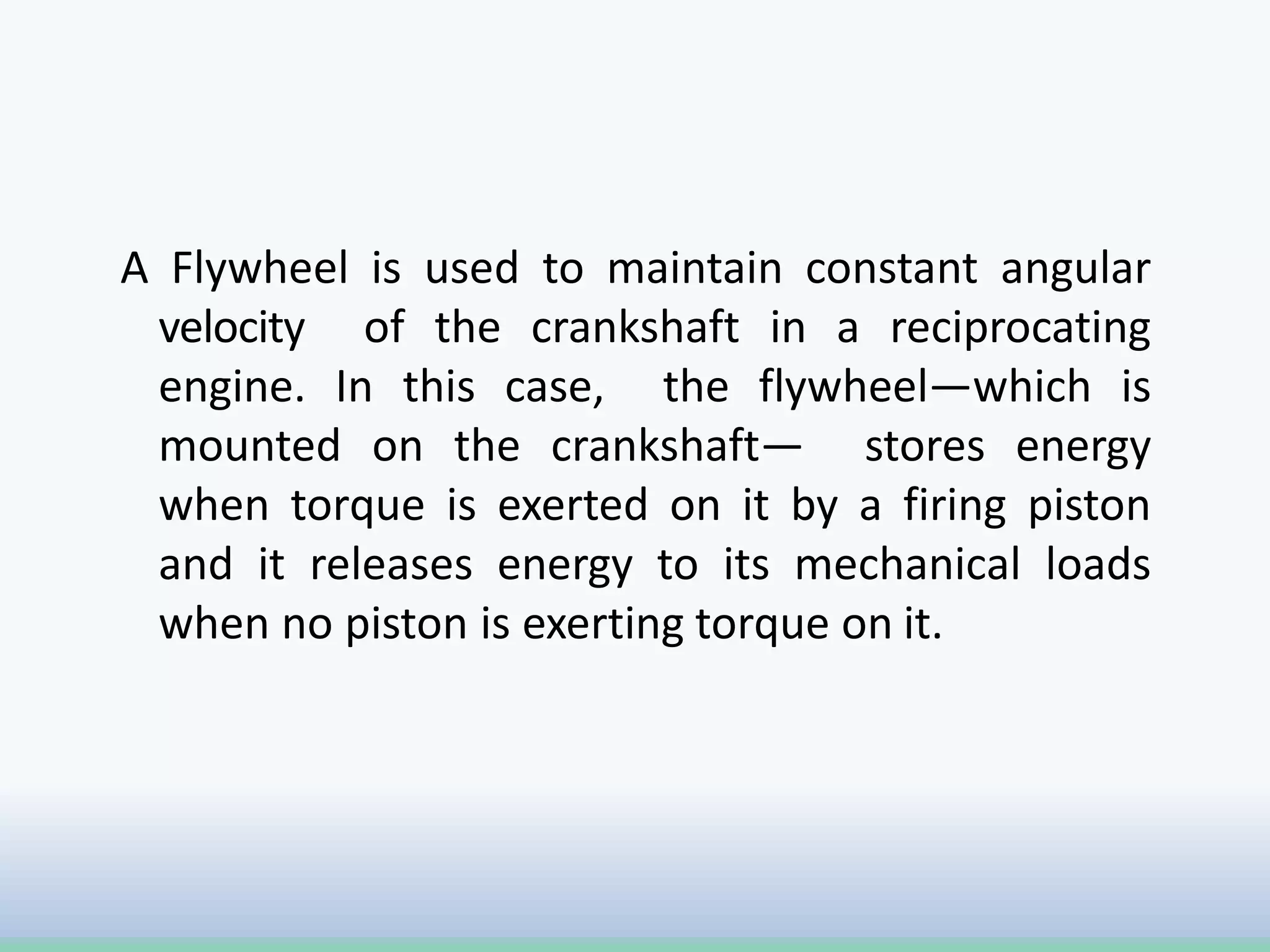 1 Design of flywheel | PPTX