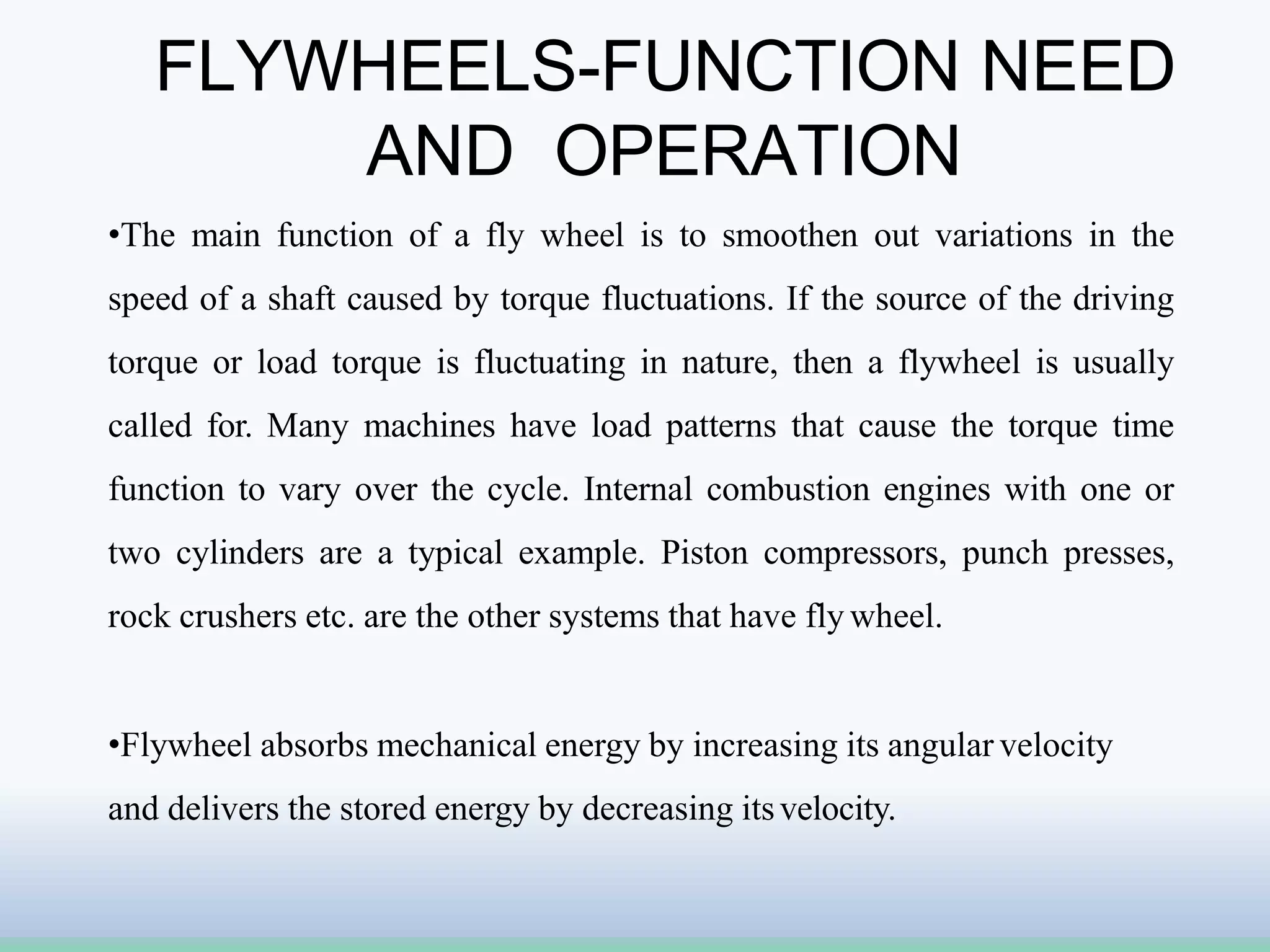 1 Design of flywheel | PPTX