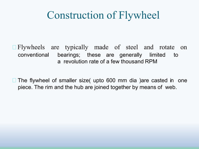 1 Design of flywheel | PPTX
