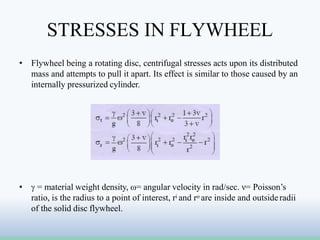 1 Design of flywheel | PPTX