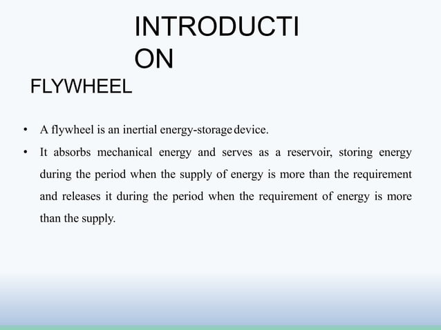 1 Design of flywheel | PPTX