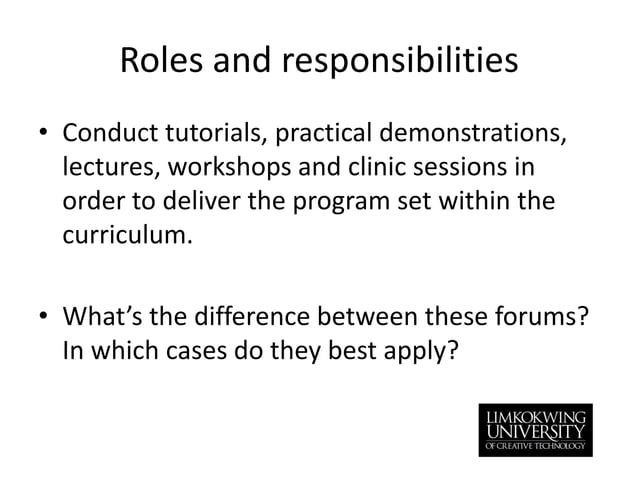 1 Detailing Our Professional Roles, Duties, And Responsibilities | PPT
