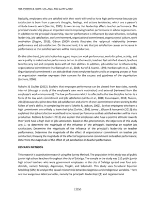 Determinant of Teacher Performance | PDF