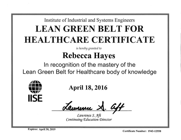 Lean Green Cert | PDF