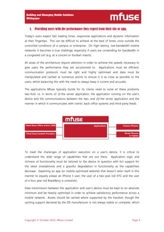 Mfuse - Building & Managing Mobile Solutions - Whitepaper - Oct12 | PDF