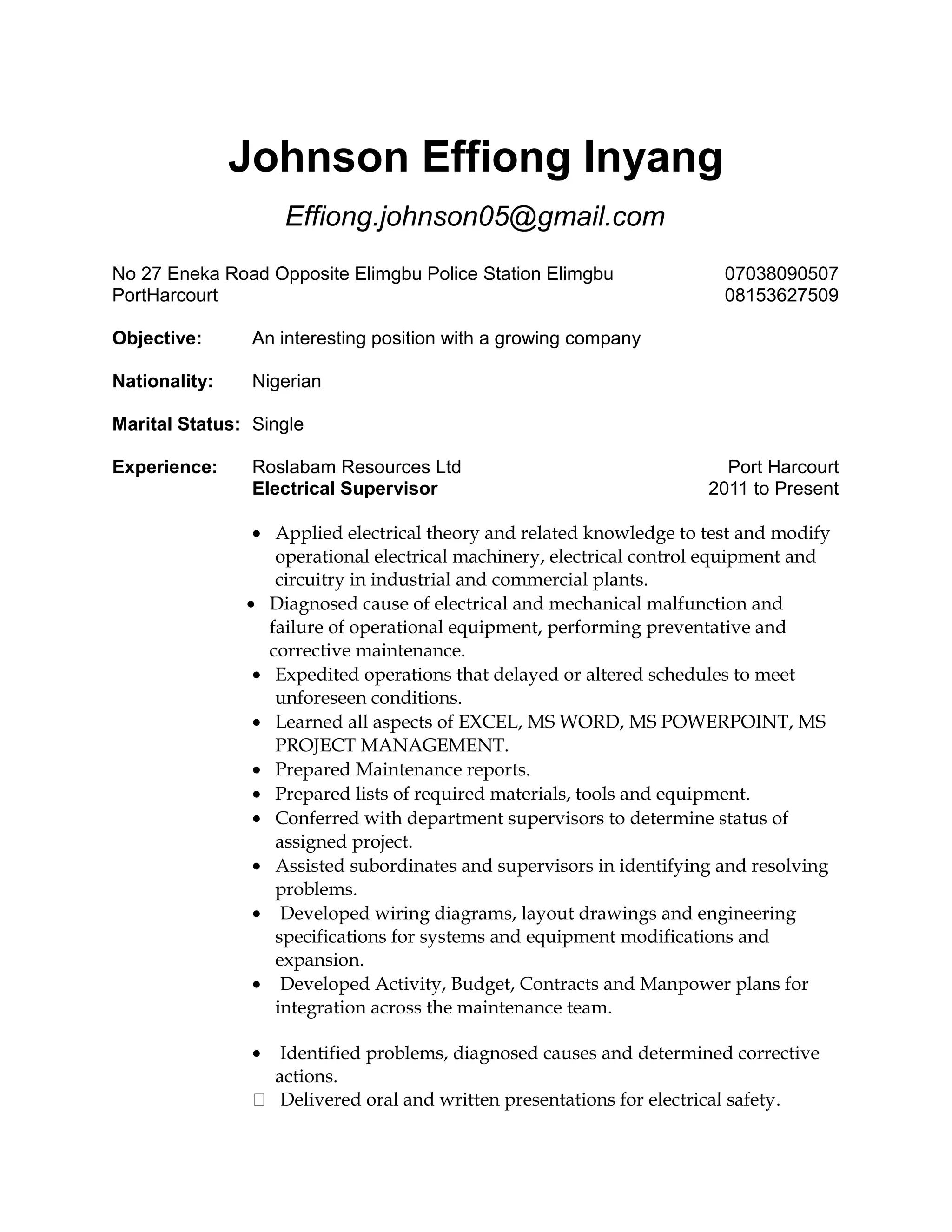 effiong resume (1) | RTF