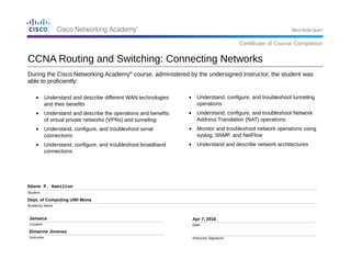 CCNA Routing and Switching - Connecting Networks | PDF