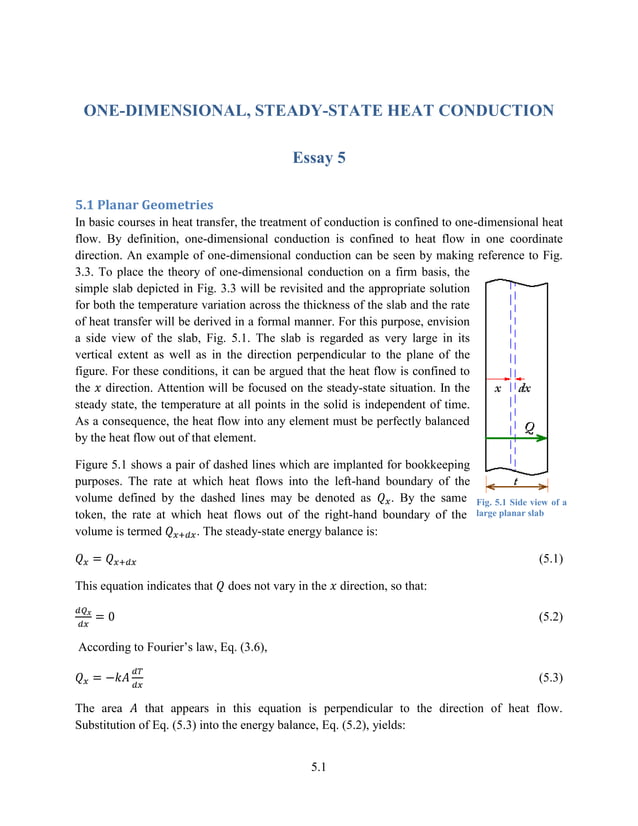 1 d heat conduction | PDF | Free Download