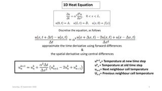 1 d heat_equation | PDF | Physics | Science