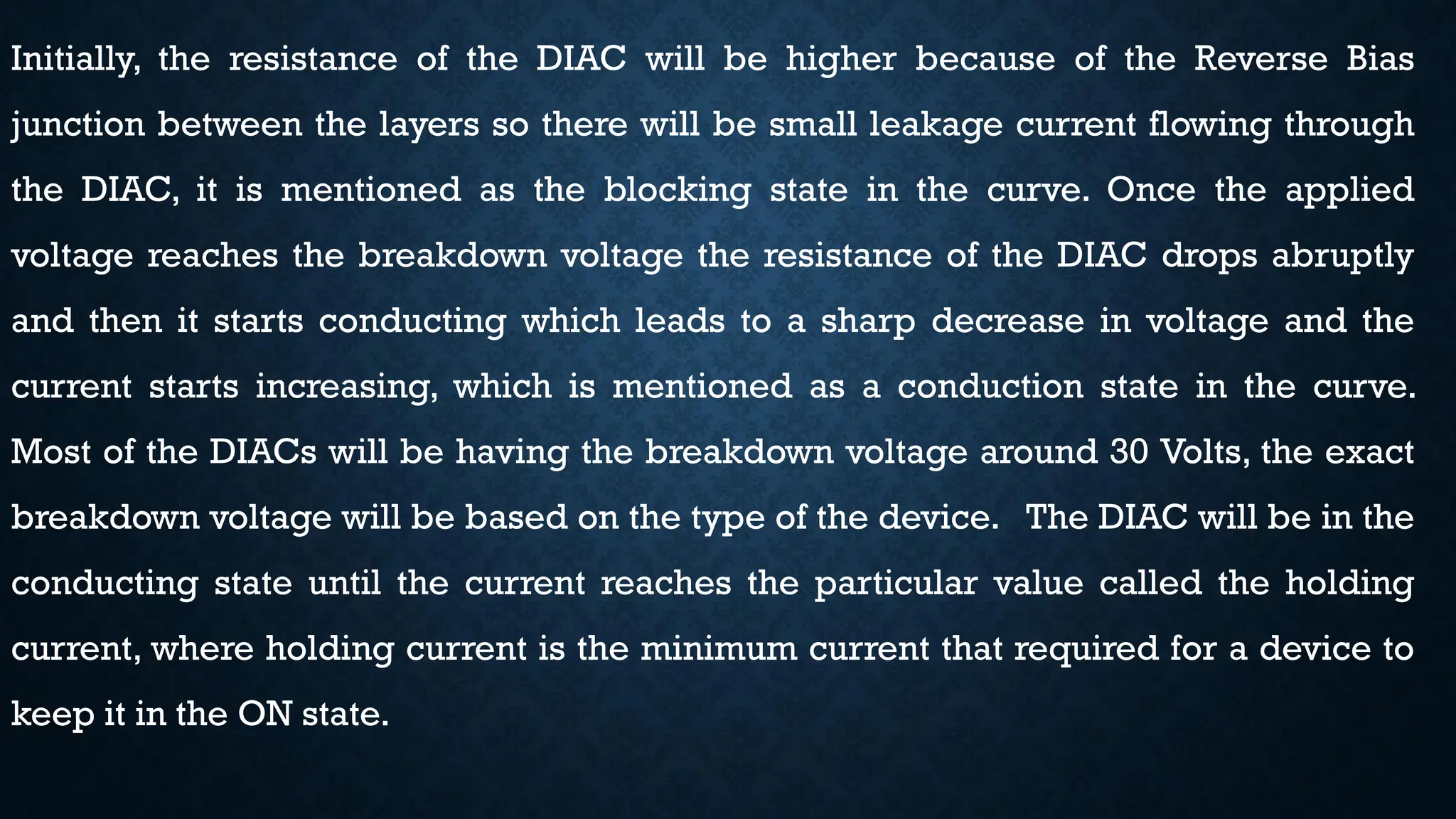 A Presentation On Diac In Electronics Pdf