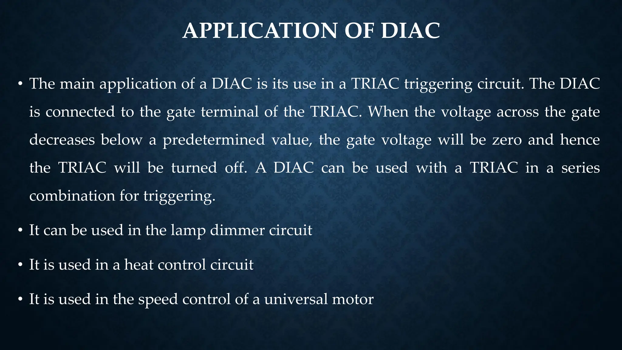 A presentation on DIAC in Electronics.pdf