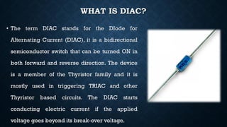 A presentation on DIAC in Electronics.pdf