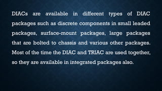 A presentation on DIAC in Electronics.pdf