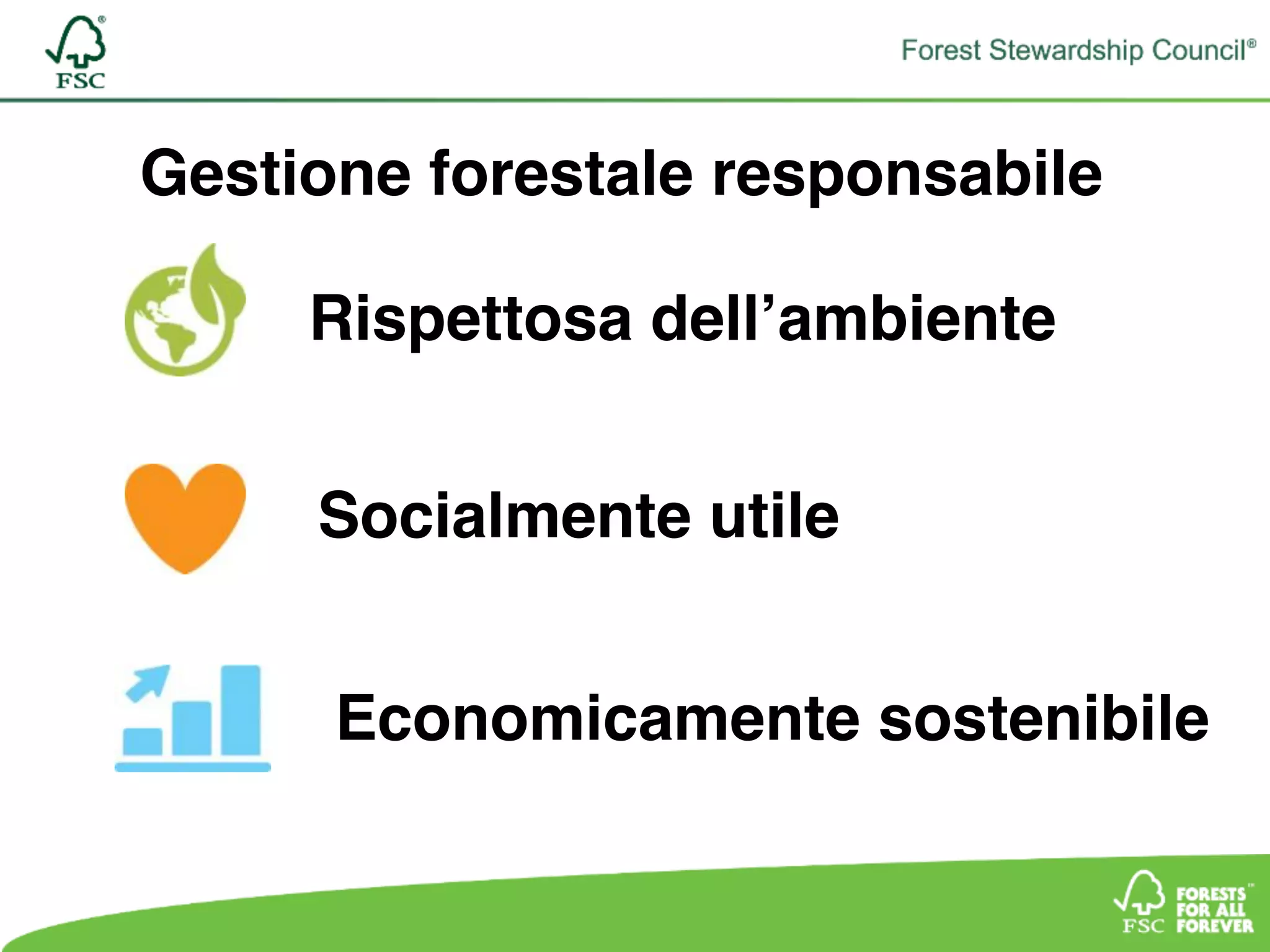 Che cos'è la Certificazione FSC® | PPT