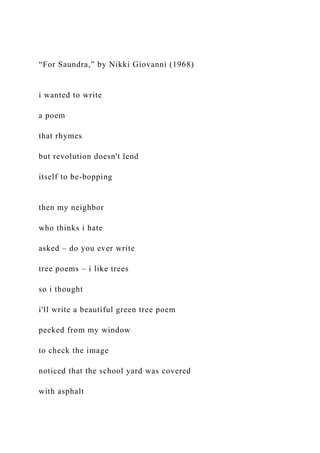 1 Digging,” by Seamus Heaney (1966) Between my fi.docx