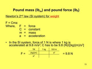 1 dimensions and units | PPTX