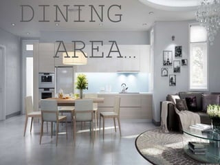 architectural design dining area | PPTX