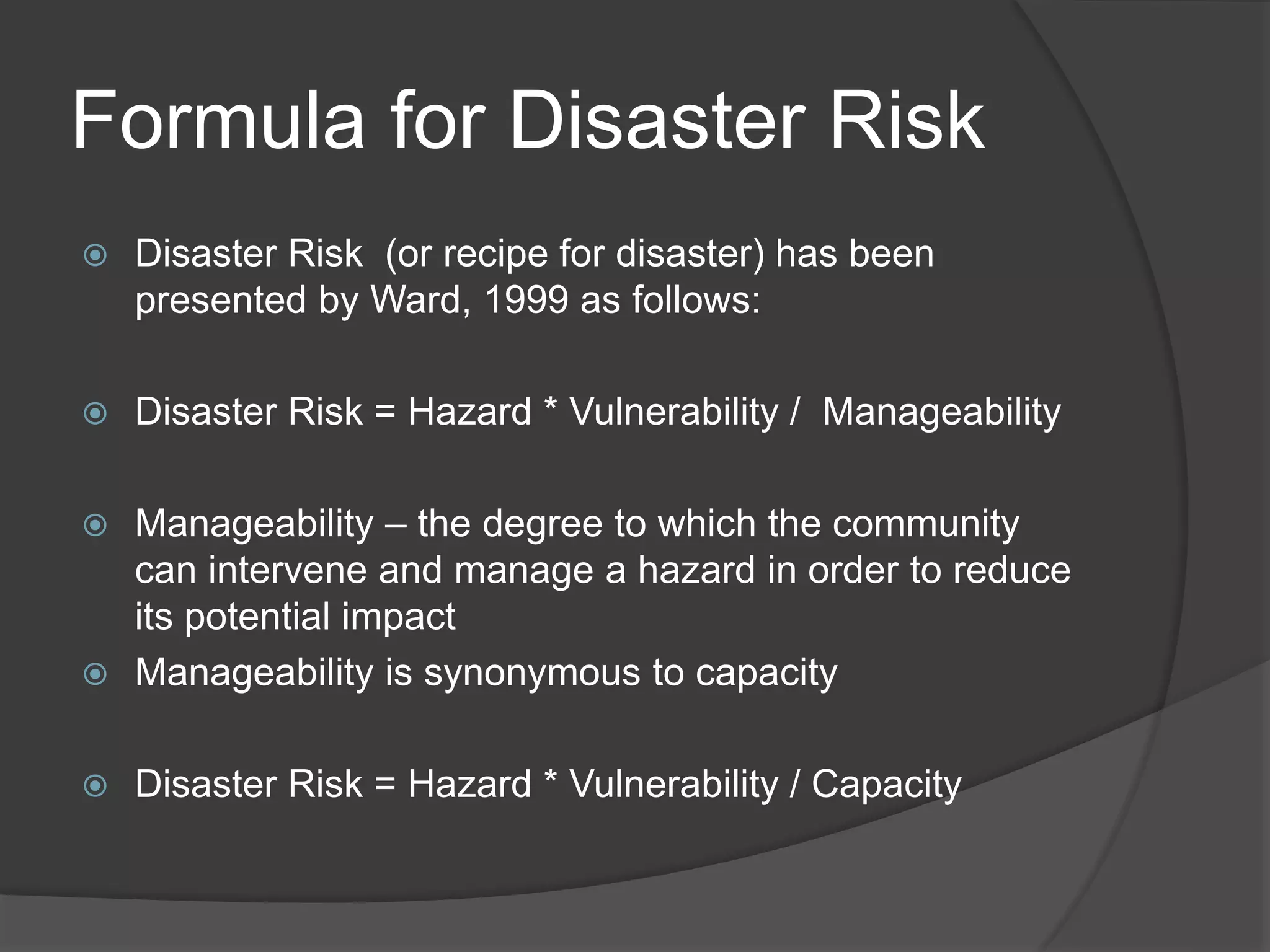 Concept of Disaster | PPTX