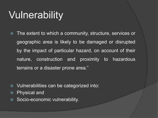 Concept of Disaster | PPTX