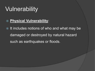 Concept of Disaster | PPTX