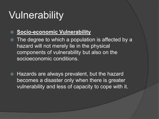 Concept of Disaster | PPTX