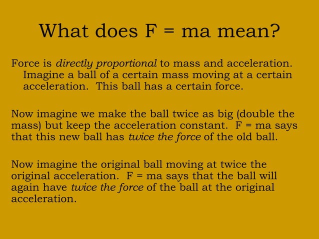 Newton's 3 laws of Motion | PPT