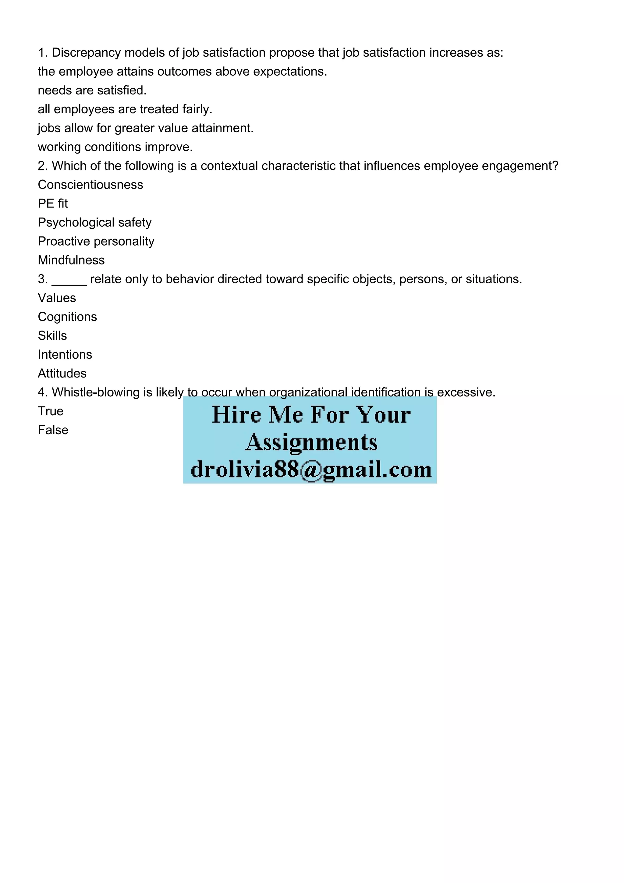 1 Discrepancy models of job satisfaction propose that job s.pdf