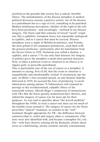 1Disease as Political MetaphorSusan Sontag February 23.docx