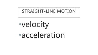 1 d motion | PPTX